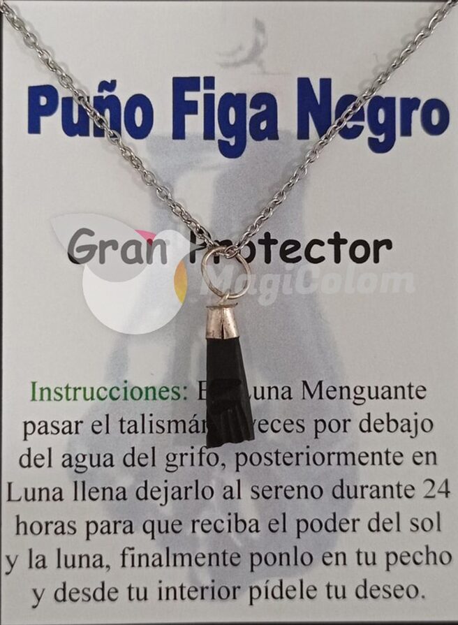 Talismán Puño Figa Negro Azabache contra malas energías - Tienda ...