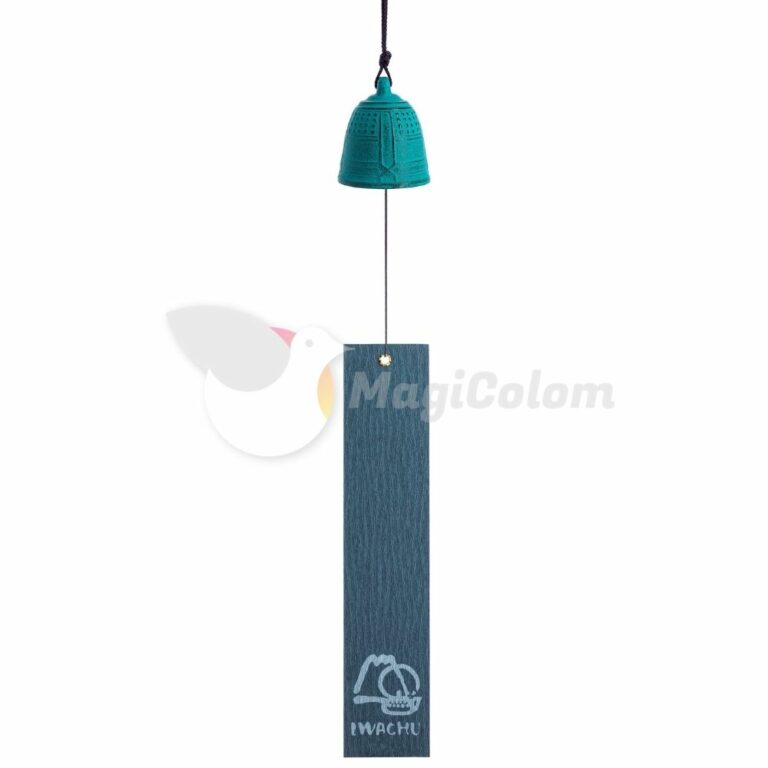 Campana Feng Shui Iwachu Turquesa - Tienda esotérica MagiColom