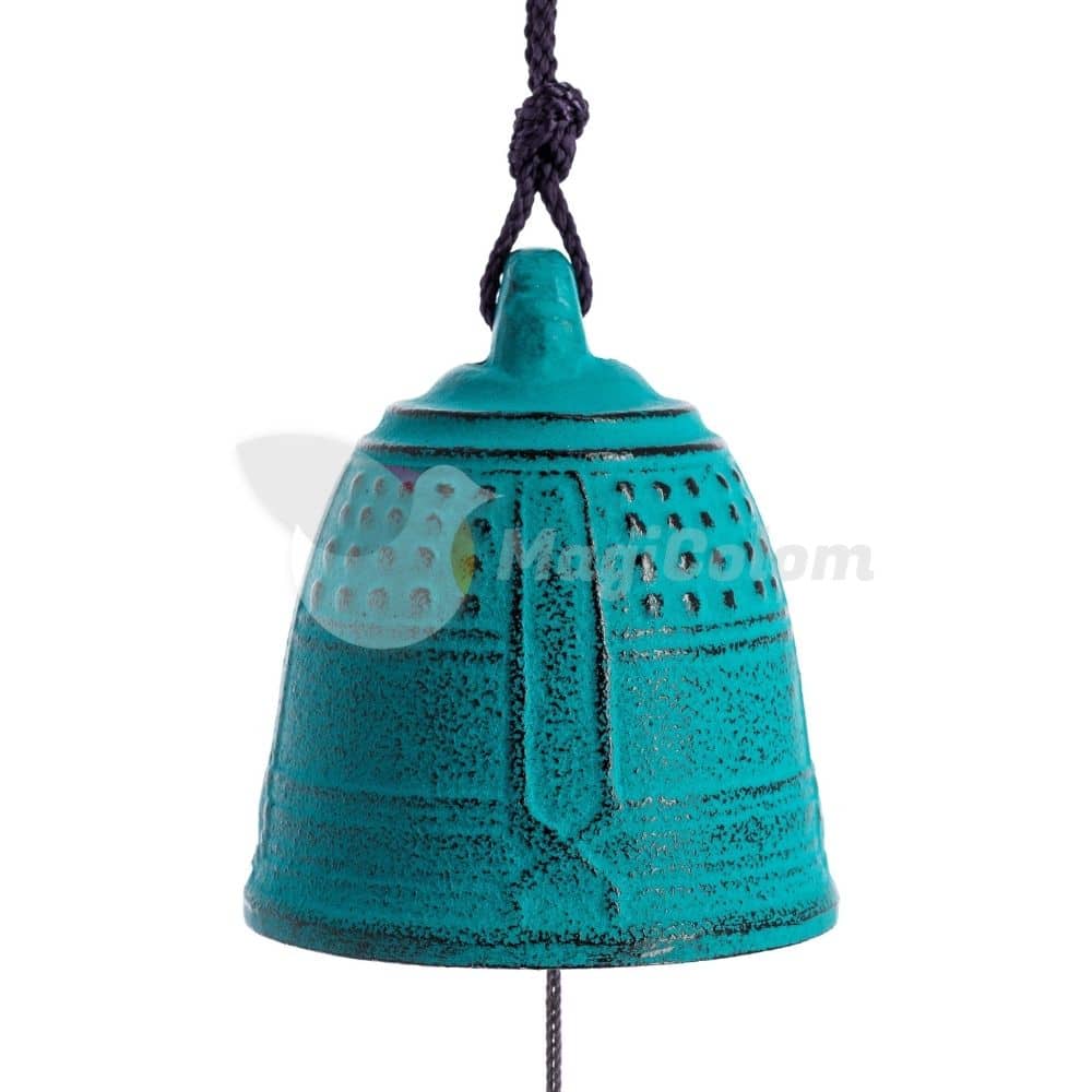 Campana Feng Shui Iwachu Turquesa - Tienda esotérica MagiColom