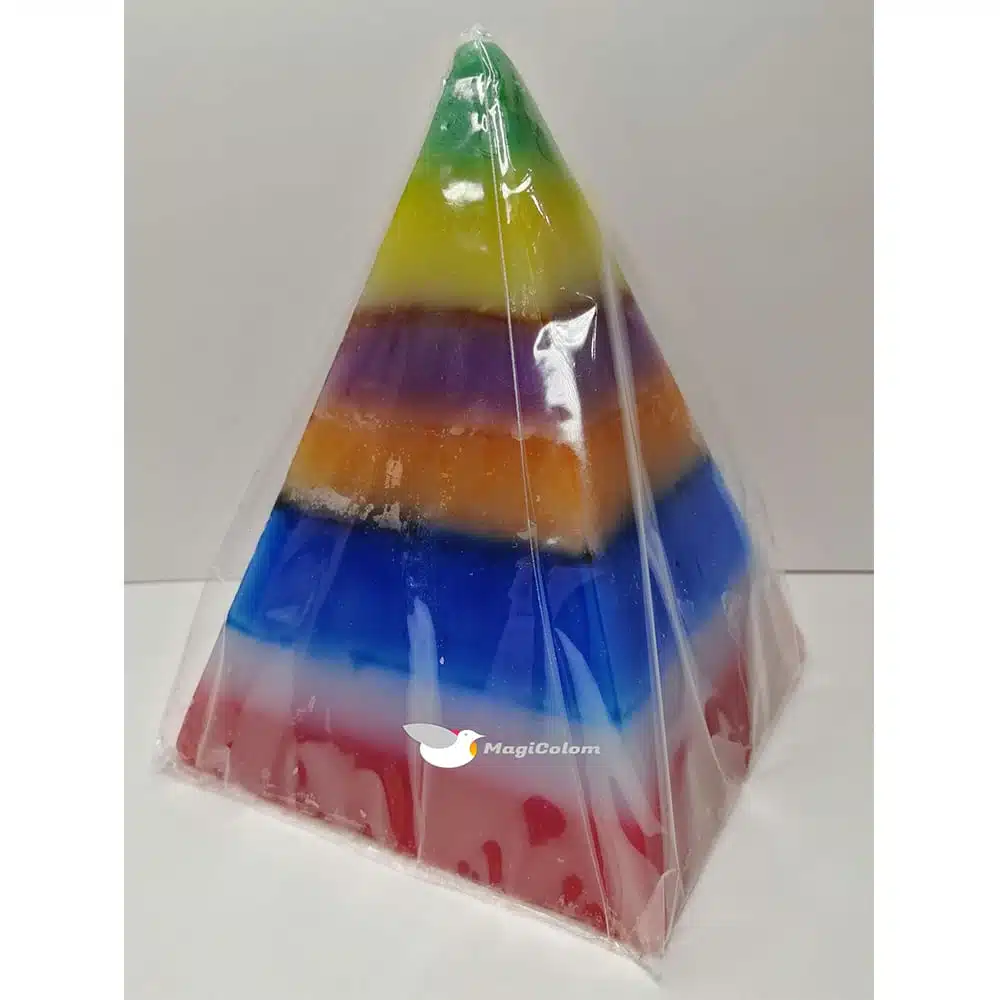 Vela Pirámide 7 Colores - Cómprala Online en MagiColom